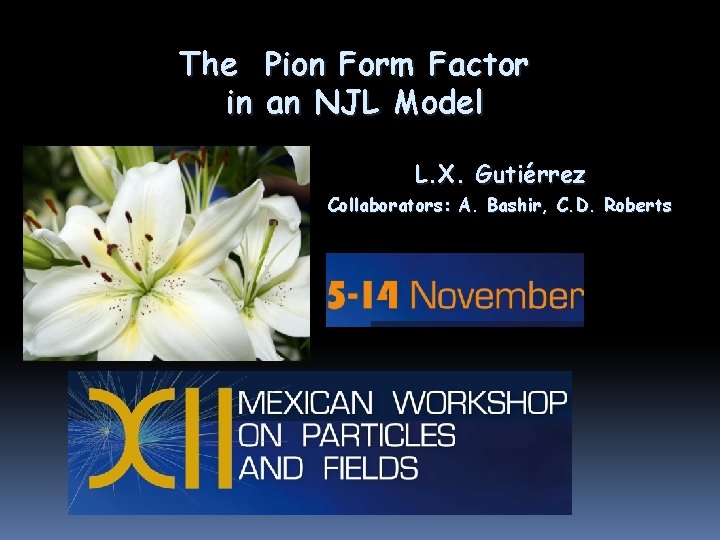 The Pion Form Factor in an NJL Model