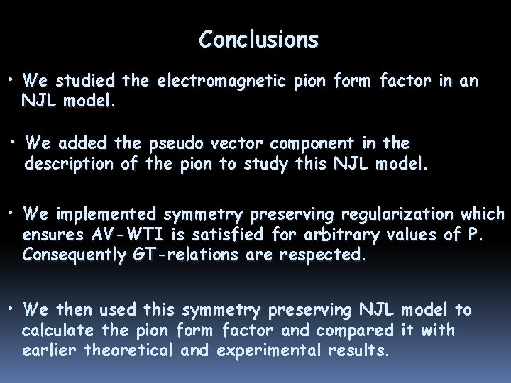 The Pion Form Factor in an NJL Model