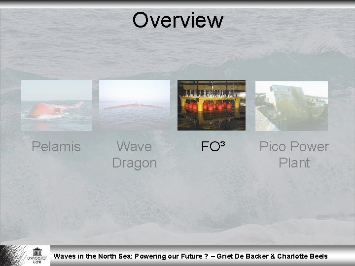 Lack of imagination Waves in the North Sea