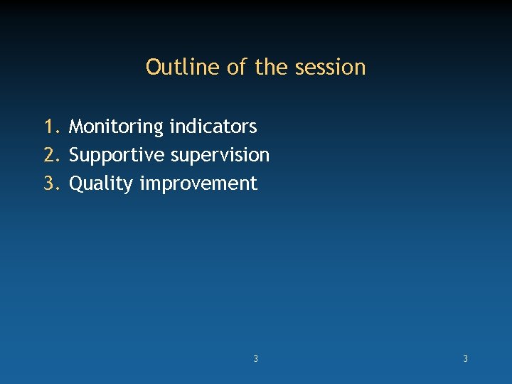 Monitoring supervision and quality assurance Integrated Disease ...