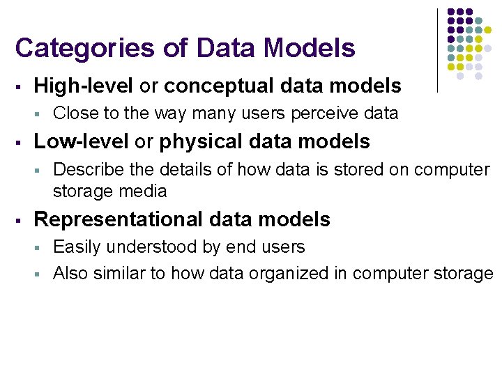 CSE 314 Database Systems Lecture 2 System Concepts