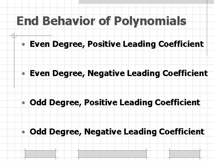 Graphs of Polynomials Honors Precalculus Mrs Agnew Essential