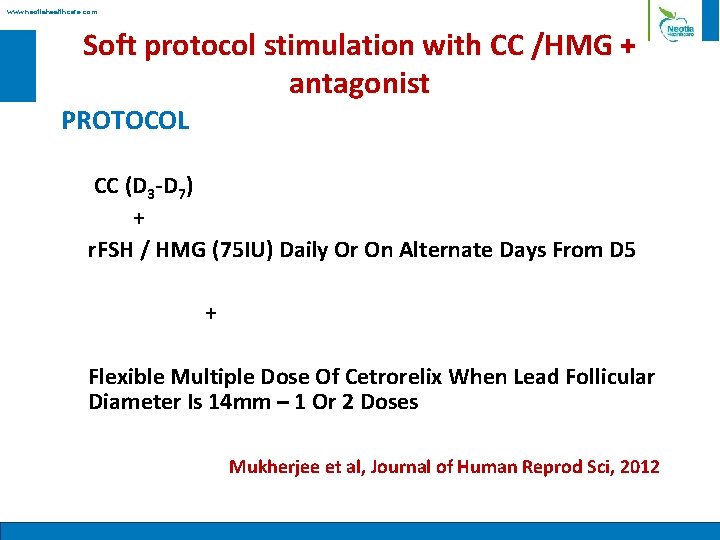 www neotiahealthcare com Ovulation induction in IUI PERFORMANCE