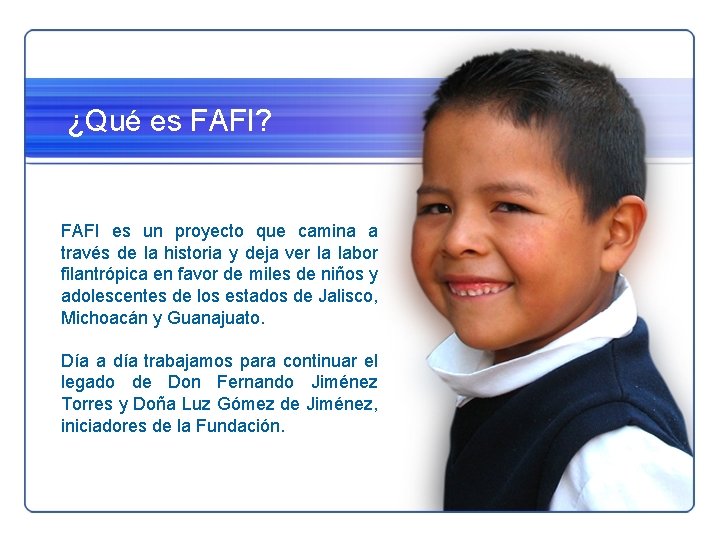 Qu es FAFI FAFI es un proyecto que