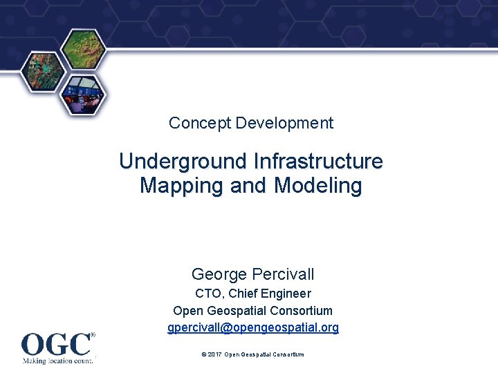 Concept Development Underground Infrastructure Mapping and Modeling George