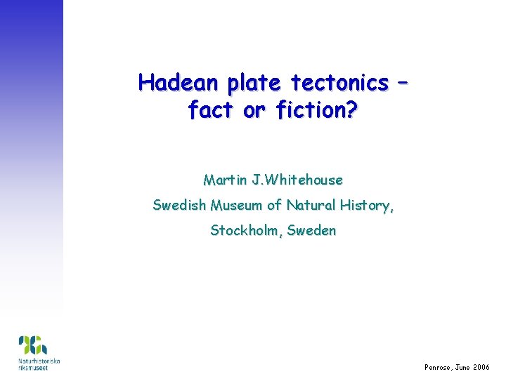 Hadean plate tectonics fact or fiction Martin J
