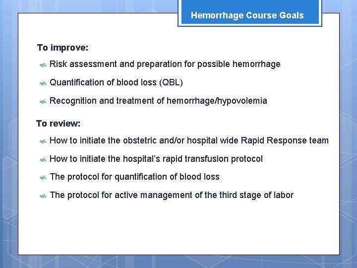IDPH Obstetric Hemorrhage Update Olga Marrero DNP APN