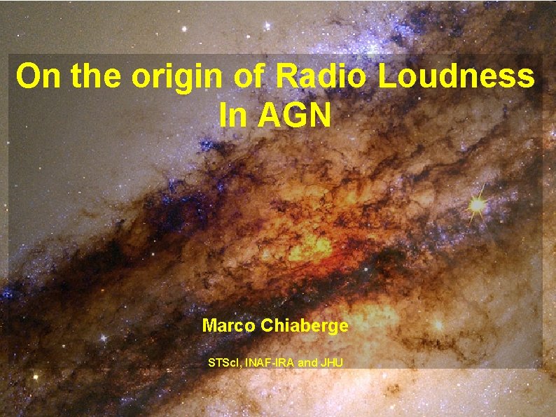 On the origin of Radio Loudness In AGN