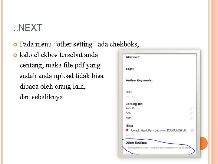 TUTORIAL MENDELEY PERPUSTAKAAN UNIVERSITAS MUHAMMADIYAH YOGYAKARTA Novy ...