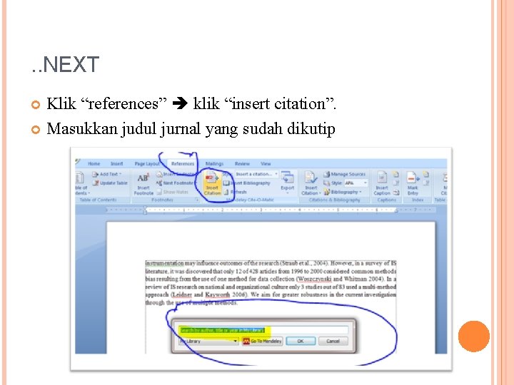 TUTORIAL MENDELEY PERPUSTAKAAN UNIVERSITAS MUHAMMADIYAH YOGYAKARTA Novy ...