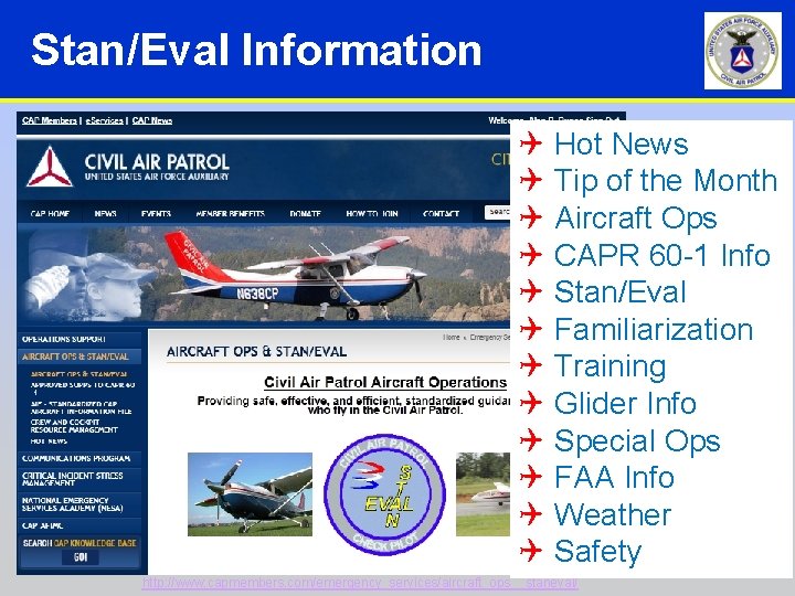 MAWG Operations Seminar CAP Form 5 and 91