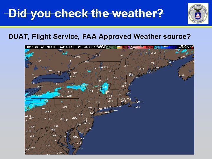 MAWG Operations Seminar CAP Form 5 and 91