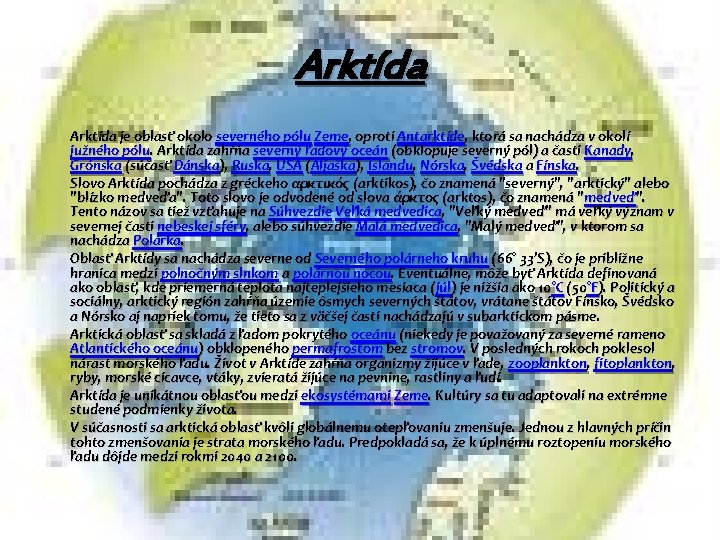 Polrne oblasti Martin Kaduk 6 A Geografia Arktda