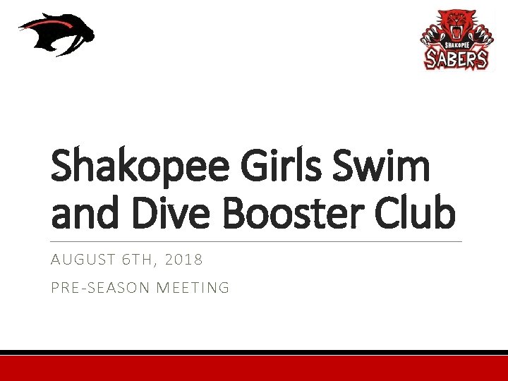 Shakopee Girls Swim and Dive Booster Club AUGUST