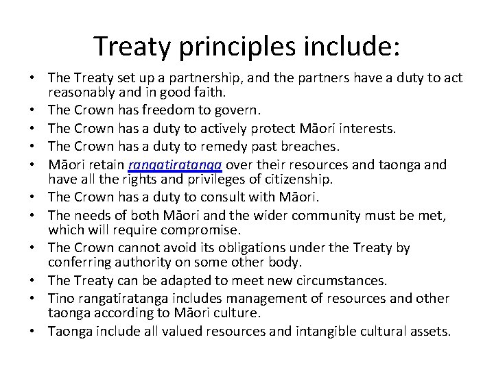 Te Tiriti o Waitangi A reflection on Treaty