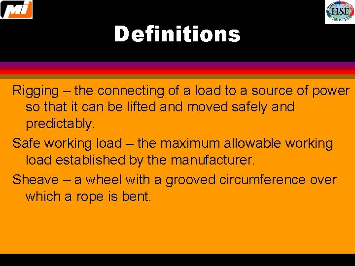 Safe Rigging Practices Know How to Do It