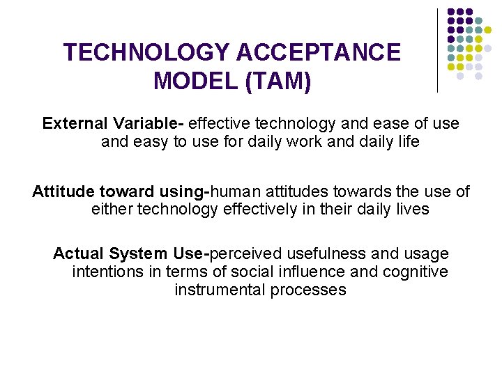 TECHNOLOGY ACCEPTANCE MODEL By MOHAMAD NAIM BIN OSMAN