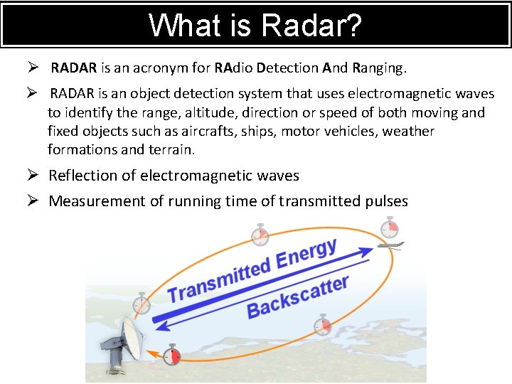 RAdio Detection and Ranging RADAR Kilauea Volcano Hawaii