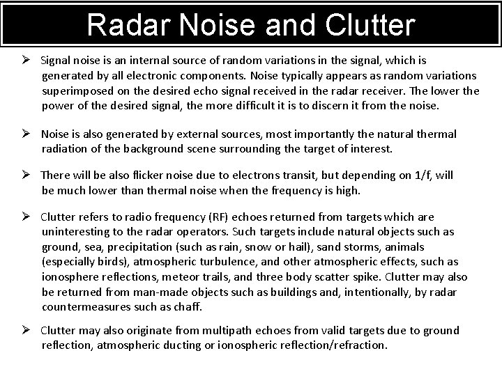 RAdio Detection and Ranging RADAR Kilauea Volcano Hawaii