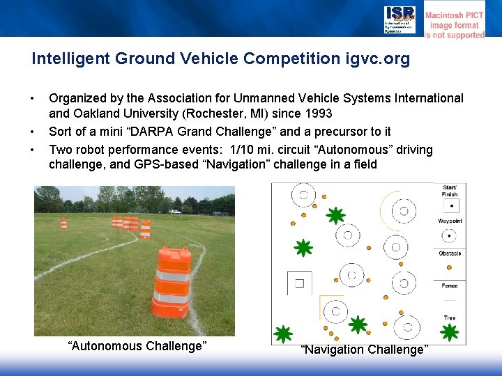 MCP II Student Robot for 2007 IGVC Competition