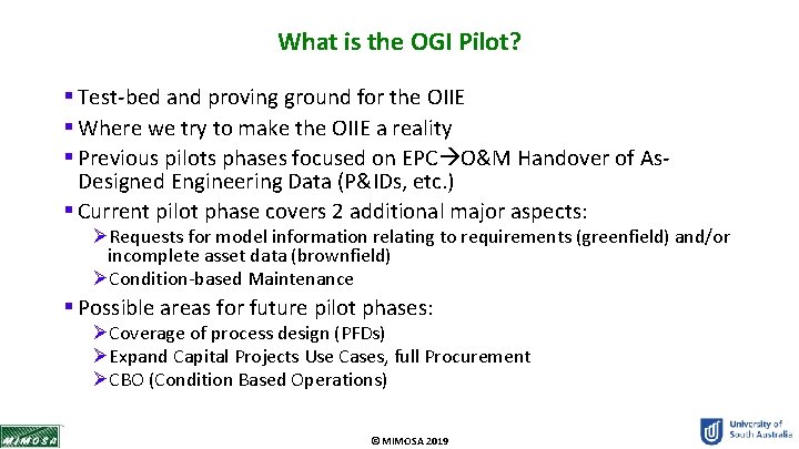 Standardising Standardsbased Interoperability The Architecture of the OIIE