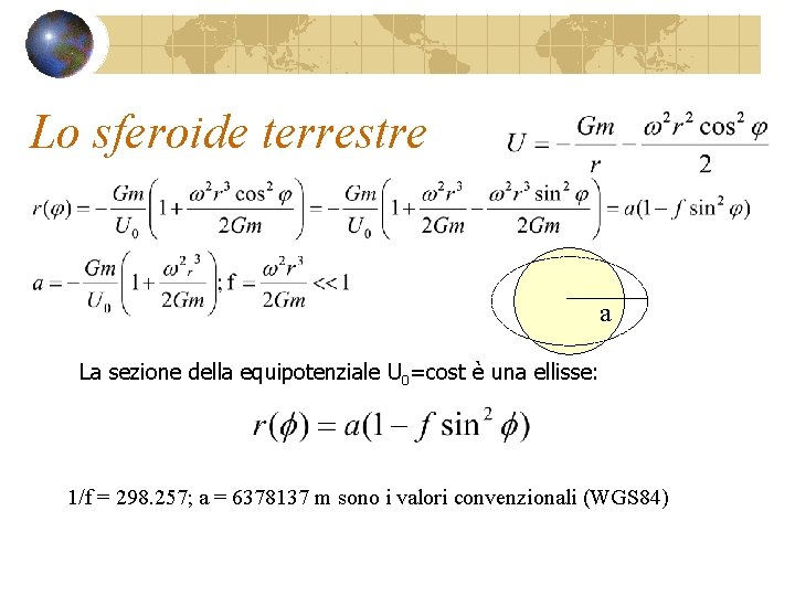 Fisica Terrestre Parte IV Gravit e Gravimetria A