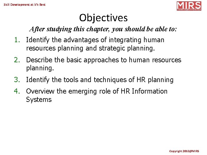 Skill Development at its Best Human Resource Management