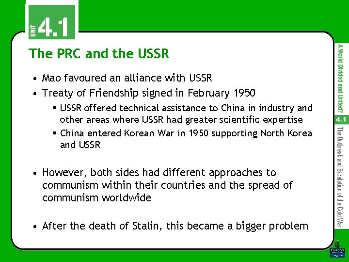 How was Europe divided up after World War