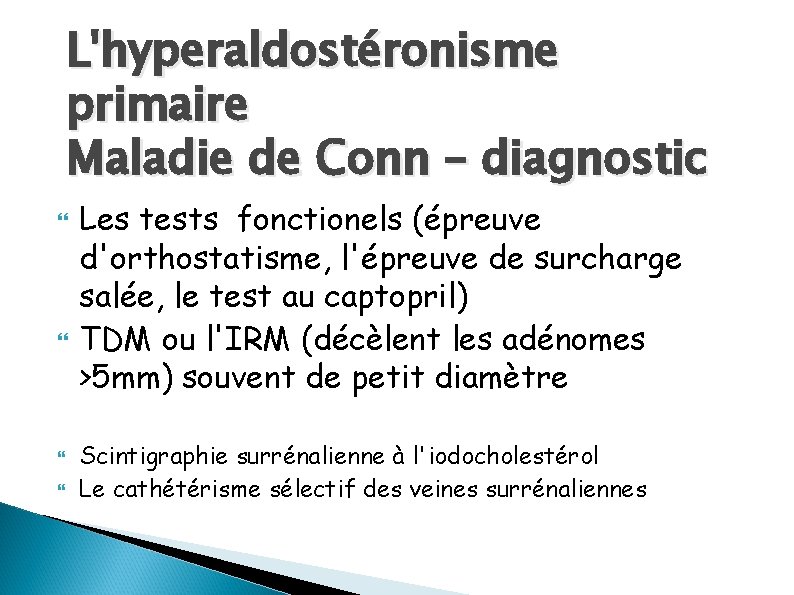Pathologie des surrnales Dr Agnieszka Smagala EndocrinologueDiabtologue ...