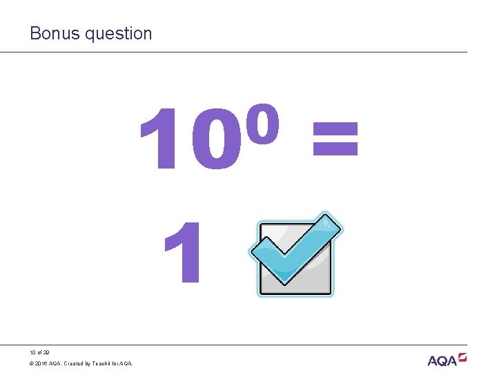 Standard form and order of magnitude calculations Mathematics