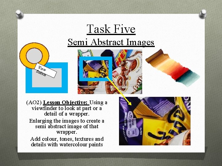 GCSE Art Food Drink Project Structure of the