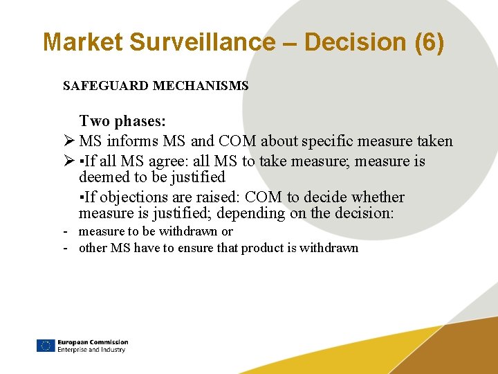The New EU Market Surveillance Framework Rita LAbbate