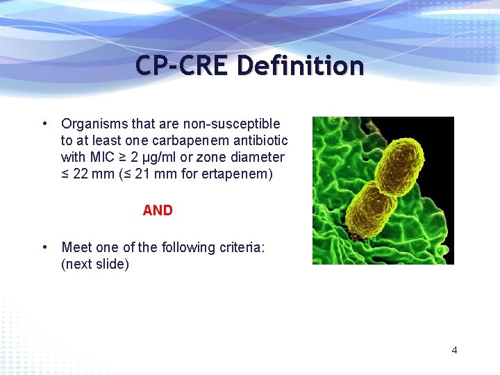 Carbapenemase Producing CarbapenemResistant Enterobacteriaceae Nicole ...
