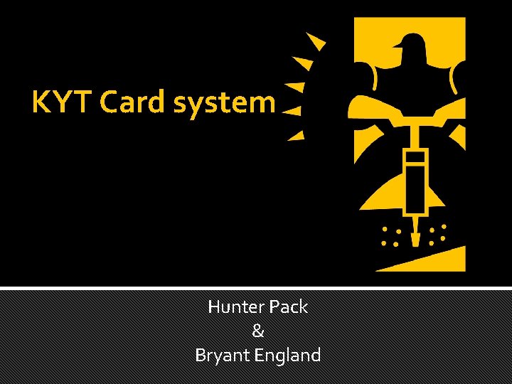 KYT Card system Hunter Pack Bryant England How