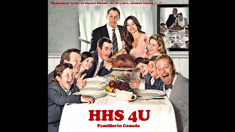 HHS 4 U C Families in Canada What