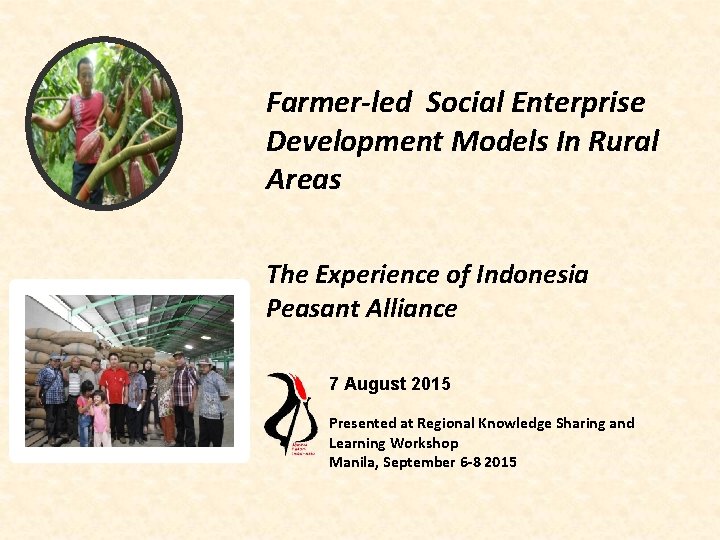Farmerled Social Enterprise Development Models In Rural Areas