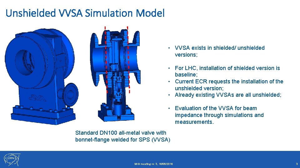 Impedance Evaluation for VVSA VAT valve DN 100