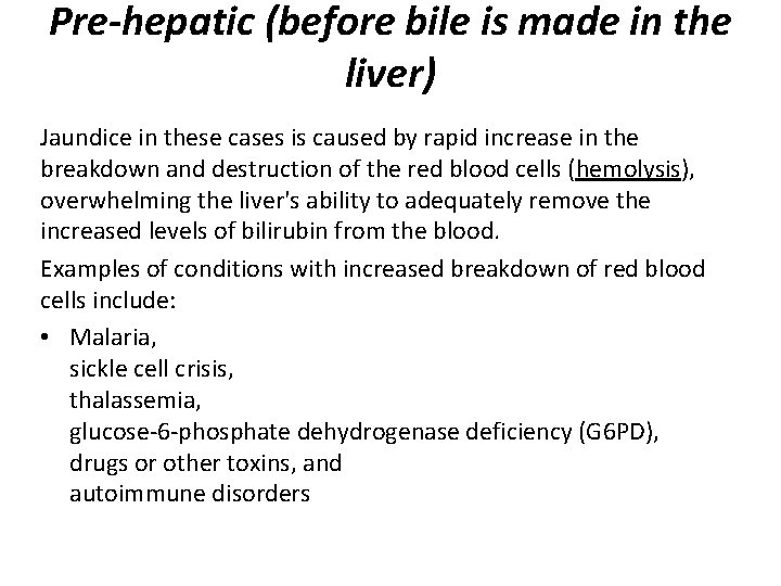 Liver Function Tests LFTs Measurement of Serum Bilirubin