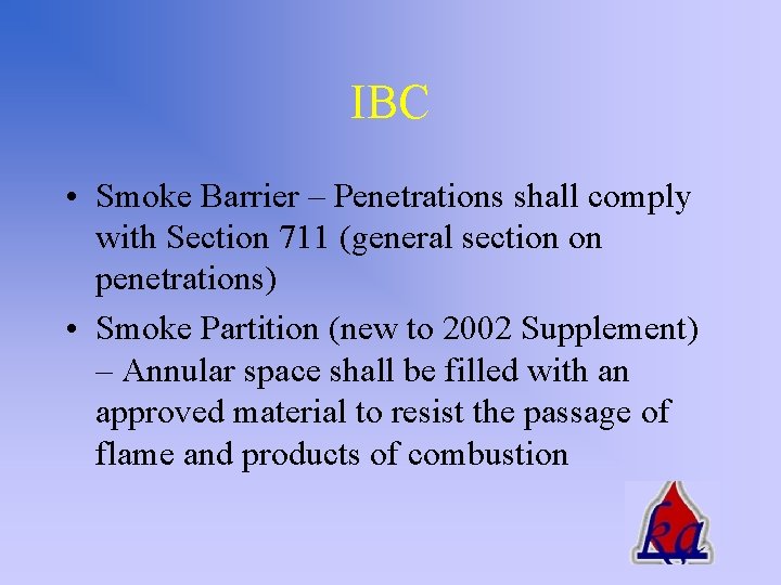 Code Update International Building Code NFPA 5000 William