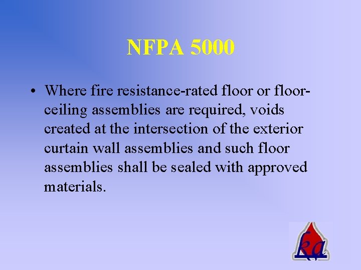 Code Update International Building Code NFPA 5000 William