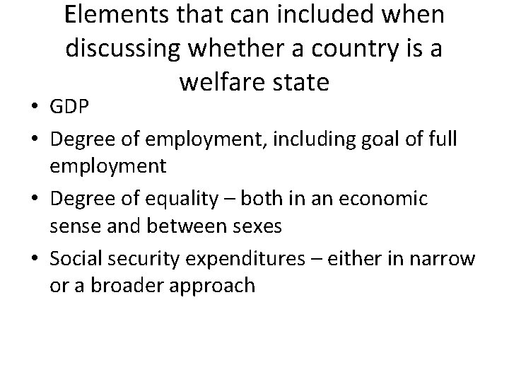 What is welfare states and welfare regimes Lecture