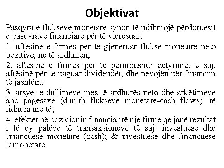 PASQYRA E RRJEDHS S PARAS CASH FLOW 1