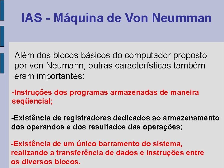 Organizao de computadores Aula 7 A arquitetura de
