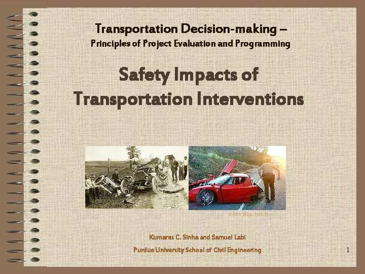 Transportation Decisionmaking Principles of Project Evaluation and ...