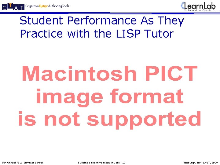How to ACTR Building a cognitive model in