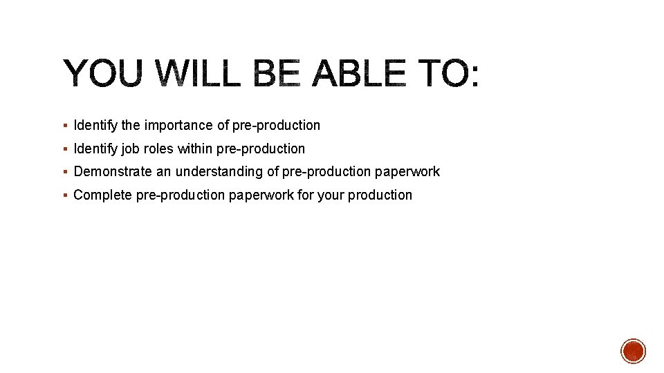 What does it mean What do you need