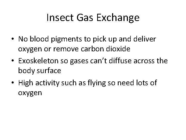The mechanisms of ventilation and gas exchange in