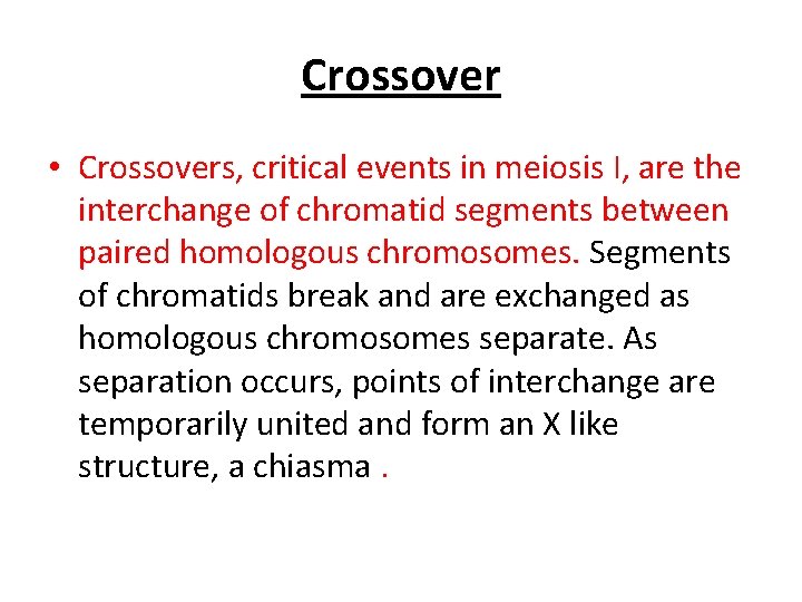 Gametogenesis The Chromosome Theory of Inheritance Traits of