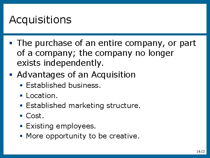 Chapter 14 Accessing Resources for Growth from External