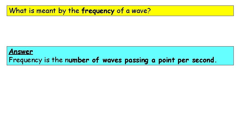 National 5 Physics Waves Radiation True or False